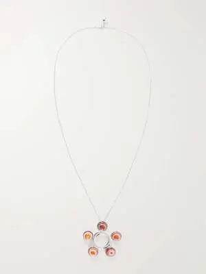 LEMAIRE Tone Agate Necklace - Silver