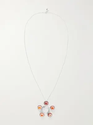 LEMAIRE Agate Necklace - Silver