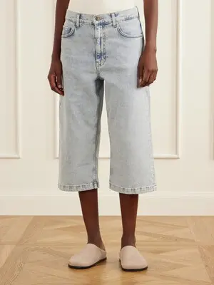 SANDERLAK Low-rise Wide-leg Jeans