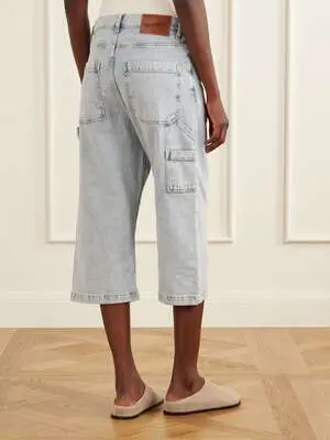 SANDERLAK Low-rise Wide-leg Jeans