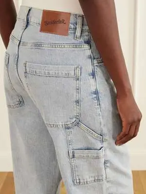 SANDERLAK Low-rise Wide-leg Jeans
