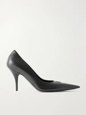 Balenciaga Avenue Bb 90 Leather Pumps - Black
