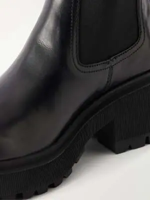 JIMMY CHOO Tamia Leather Ankle Boots