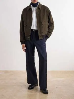 VALSTAR Colin Virgin Wool Bomber Jacket