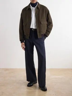 VALSTAR Colin Virgin Wool Bomber Jacket