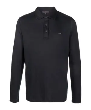 Michael Kors Logo Embroidered Sleeved Polo Shirt
