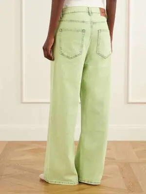 SANDERLAK Mid-rise Wide-leg Jeans