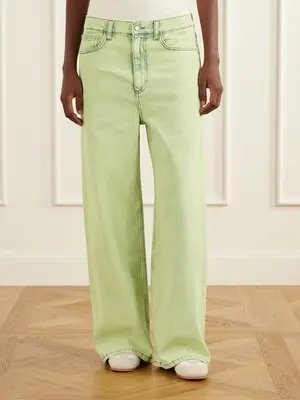 SANDERLAK Mid-rise Wide-leg Jeans