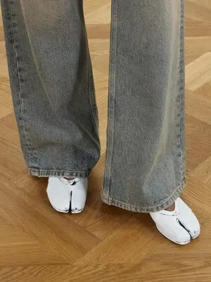 MAISON MARGIELA Tabi Split-toe Leather Pumps - Neutrals