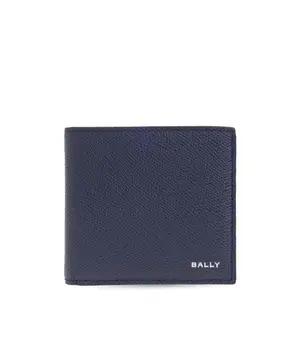 Bally Logo Detailed Bi-fold Wallet