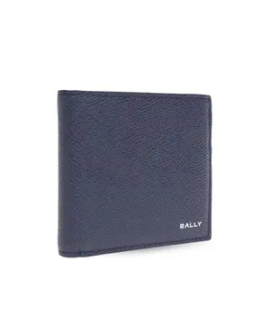 Bally Logo Detailed Bi-fold Wallet