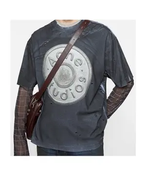 Acne Studios Logo Relaxed Fit T-shirt