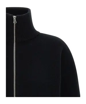 Extreme Cashmere High-neck Zip Cardigan