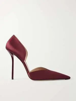 Victoria Beckham Angle D'orsay 115 Satin Pumps