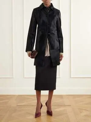 Victoria Beckham Angle D'orsay 115 Satin Pumps
