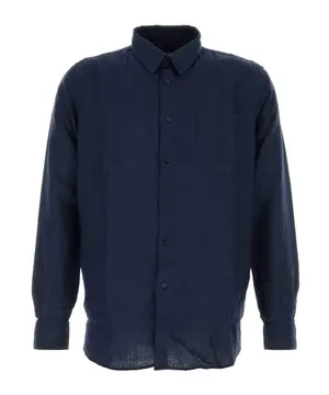 Vilebrequin Long Sleeve Pocket Linen Shirt