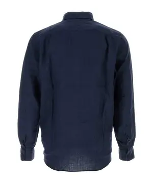 Vilebrequin Long Sleeve Pocket Linen Shirt