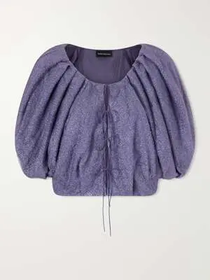 PAULINE DUJANCOURT Lauren Printed Tulle Jacket