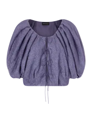 PAULINE DUJANCOURT Lauren Printed Tulle Jacket