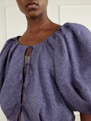 PAULINE DUJANCOURT Lauren Printed Tulle Jacket
