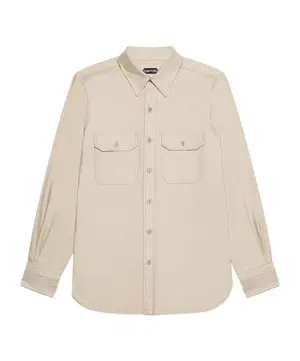 TOM FORD Corduroy Military-style Shirt