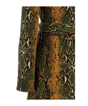 Diane Von Furstenberg Printed Silk Wrap Dress