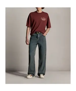 Amiri Loose Fit Wide-leg Jeans