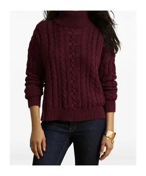 Ralph Lauren Cable-knit Long-sleeve Sweater