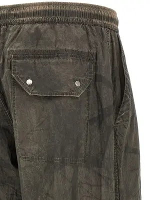 Stone Island Logo Patch Straight Leg Pants