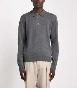 Ralph Lauren Purple Label Cashmere Polo Sweater