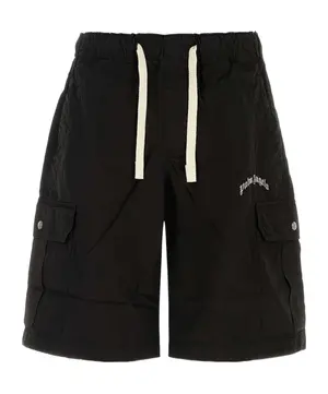 Palm Angels Cargo Drawstring Shorts