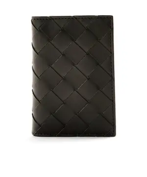 Bottega Veneta Solid Color Card Holder
