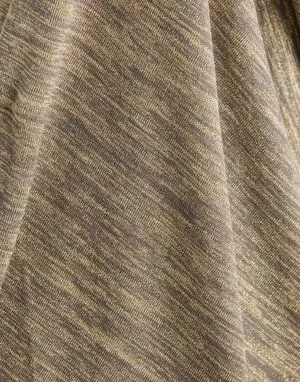 Rick Owens Metallic Long-sleeve Dress