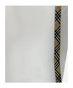 Burberry Check-trim One-piece Swimsuit - White