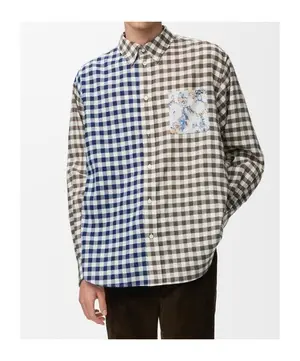 Loewe Shirt In Wool And Cotton Flannel
