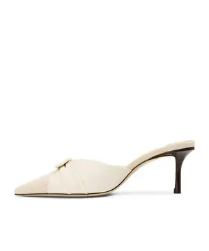 JIMMY CHOO Heeled Mules With Bow Detailing