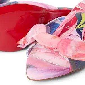CHRISTIAN LOUBOUTIN Heeled Mules With Bow Detailing