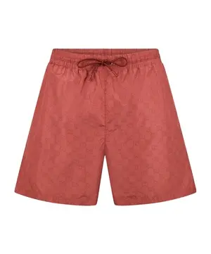 Gucci Simple Swimming Trunks - Red