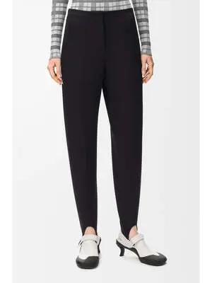Loewe Stirrup Trousers In Stretch Wool Blend