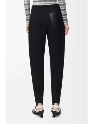 Loewe Stirrup Trousers In Stretch Wool Blend