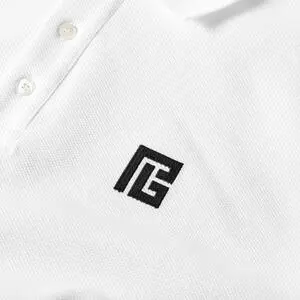 Balmain Solid Color Polo Shirt