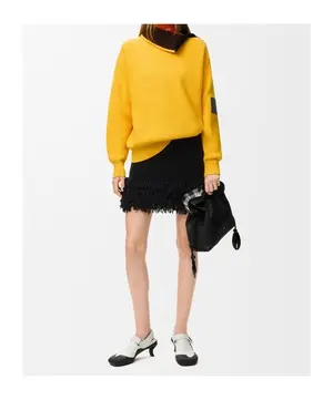 Loewe Zip-up Sweater In Wool
