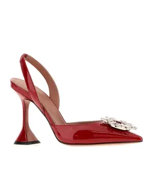 Amina Muaddi Pointed-toe High-heeled Sandals