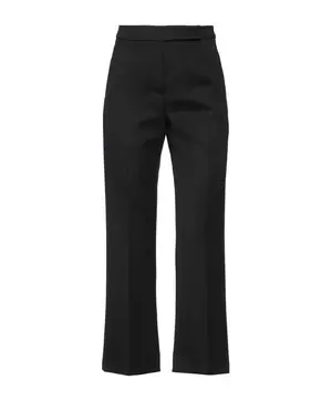 Tory Burch Belted Wool Wide-leg Cropped Pants