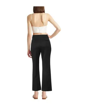 Tory Burch Belted Wool Wide-leg Cropped Pants