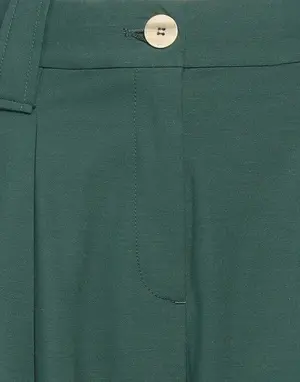 GANNI Loose Straight-leg Trousers With Button Detail