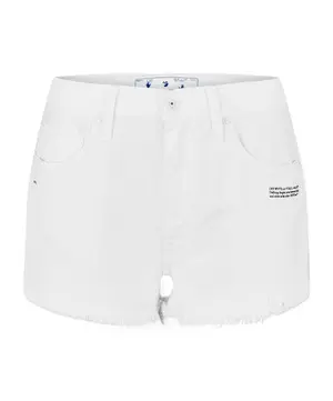 Off-White Denim Mini Shorts - No