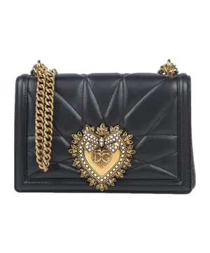 Dolce & Gabbana Embellished Logo Shoulder Bag