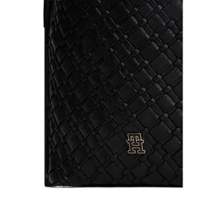 Tommy Hilfiger Woven Shoulder Bag With Logo Detail