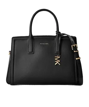 Michael Kors Grained Leather Satchel Bag